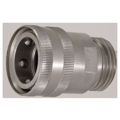 AKR1121-GHT, St.st. coupler, 3/4" male GHT thread, flat seal - AKBO