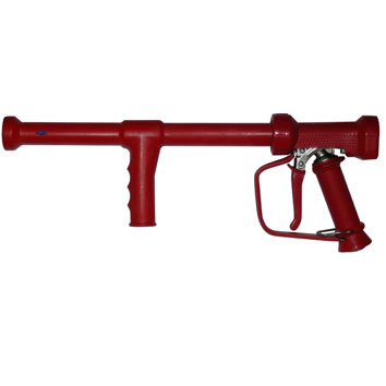 AKRHP02-R-L40, standard flow water gun with 40cm lance, red - AKBO
