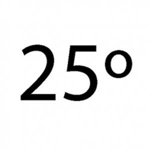 NOZ25XX, Stainless steel Rinsing Nozzle with 25° spray angle - AKBO